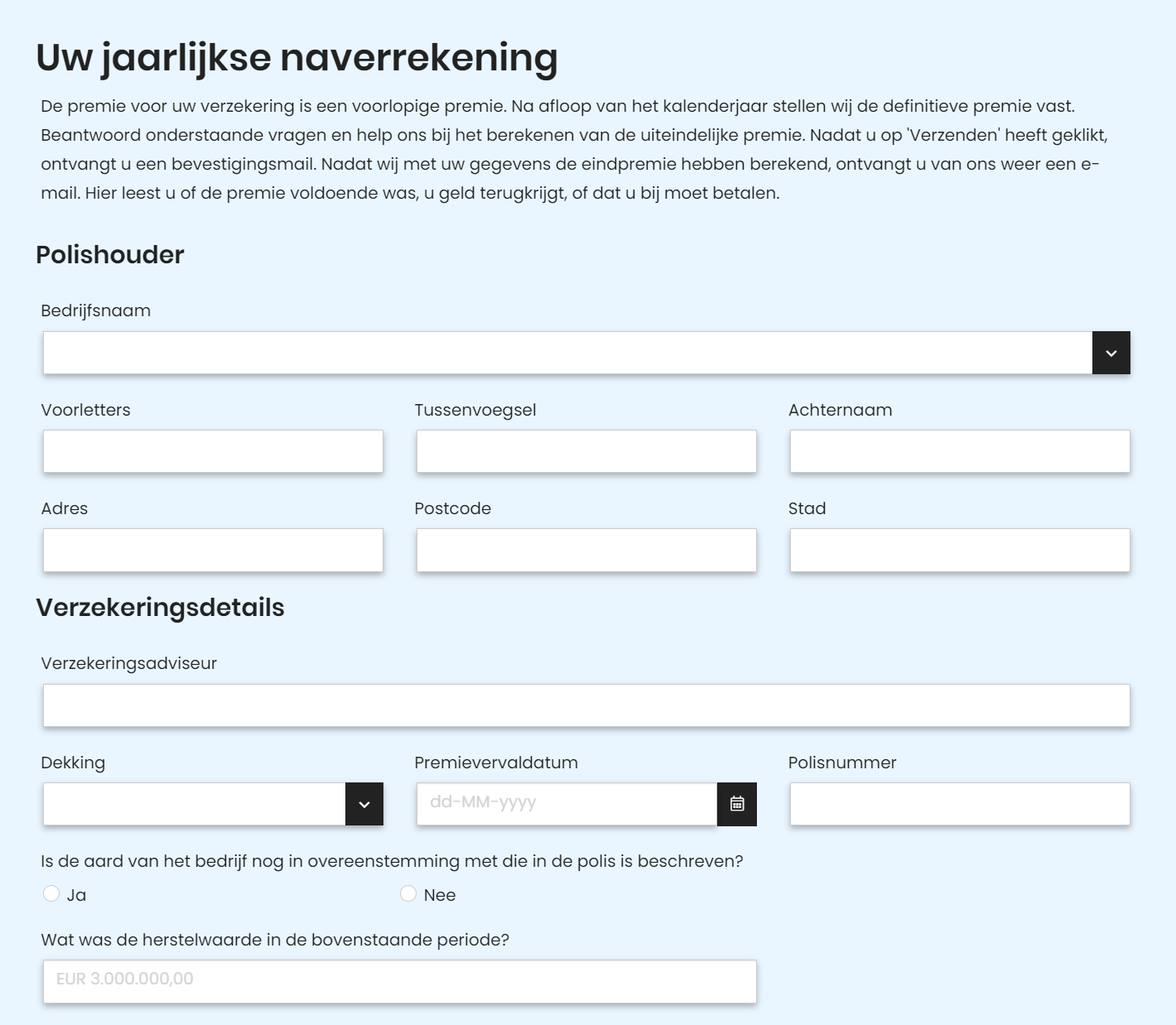 Business insurance industry | Diamond Forms, Flows & Docs